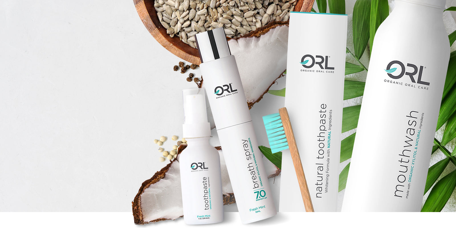 Fluoride Free Toothpaste, Mouthwash, Breath Spray | ORL Oral Care