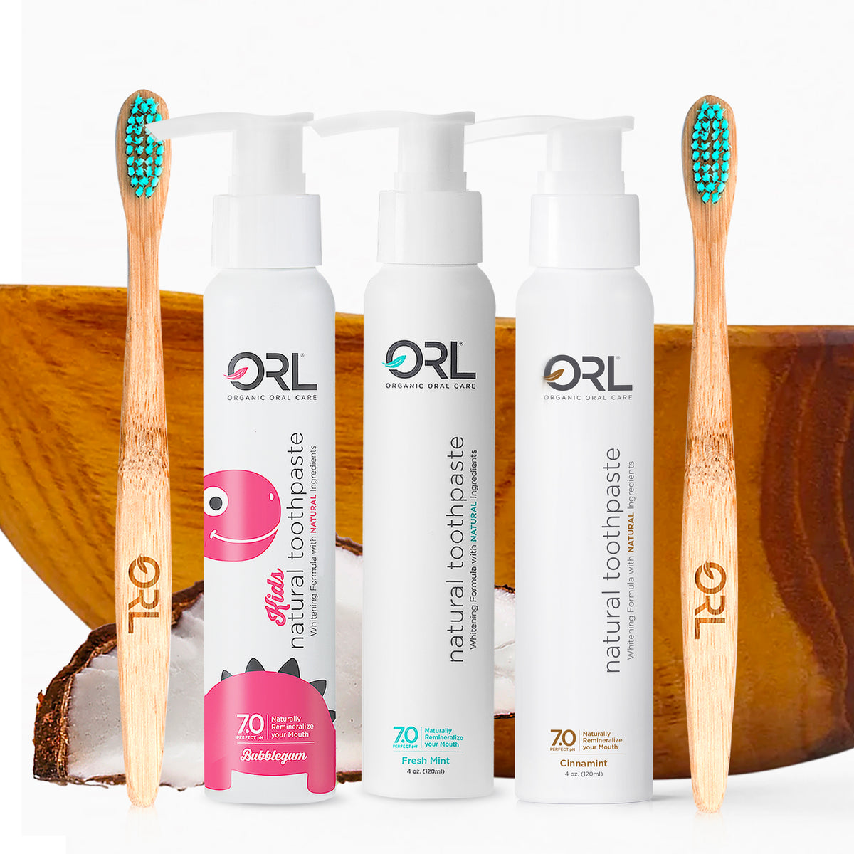 ORL Natural Toothpaste 3-Peat Bundle Special Offer