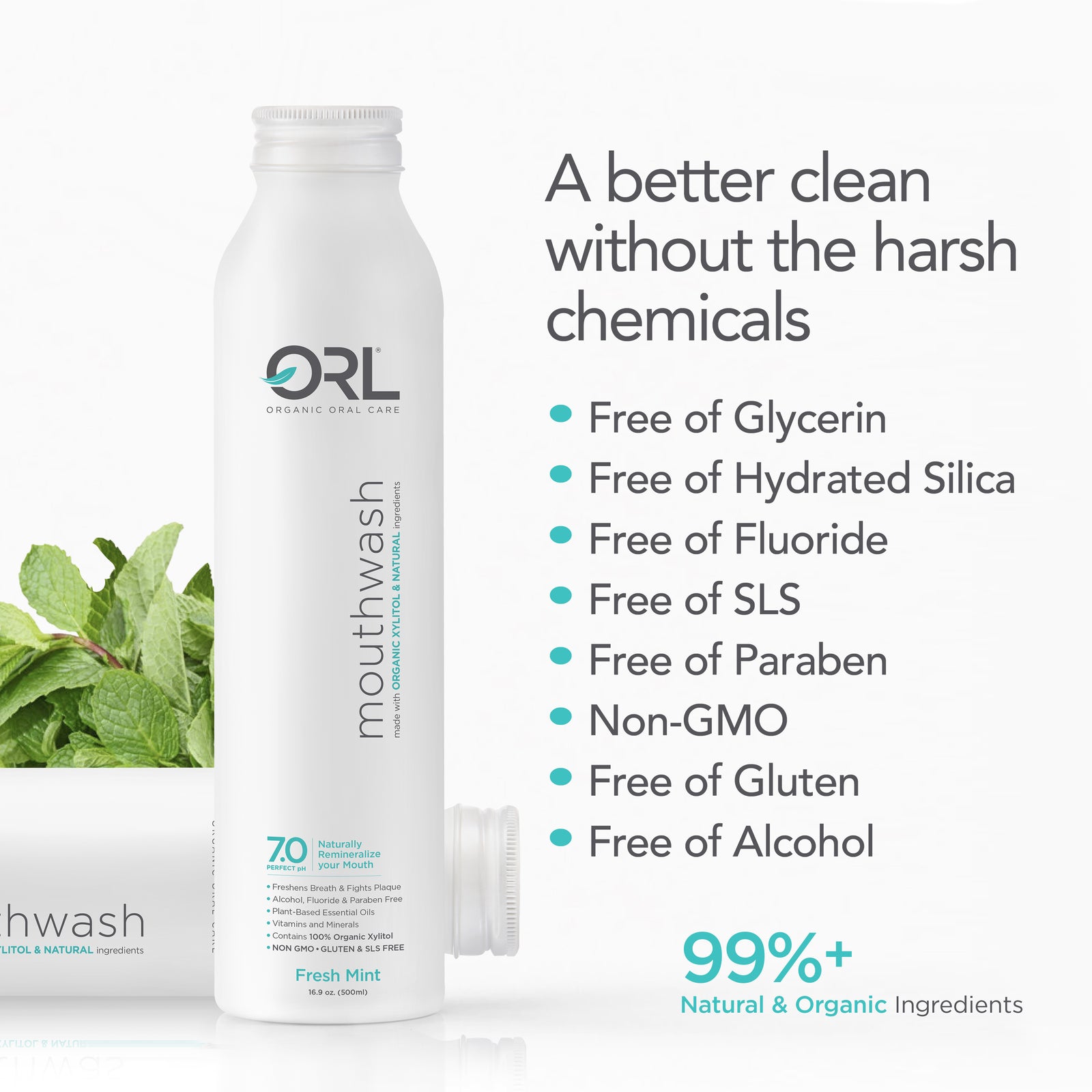 Alcohol-Free Natural Mouthwash That Kills Bacteria
