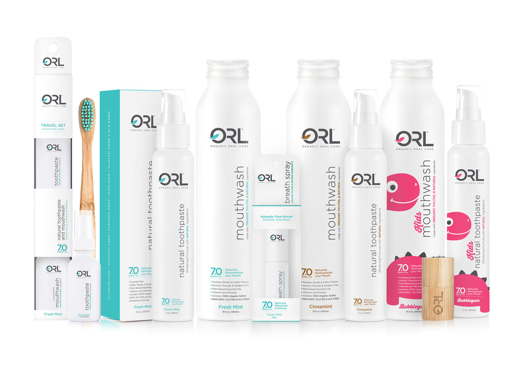 Fluoride Free Toothpaste, Mouthwash, Breath Spray | ORL Oral Care