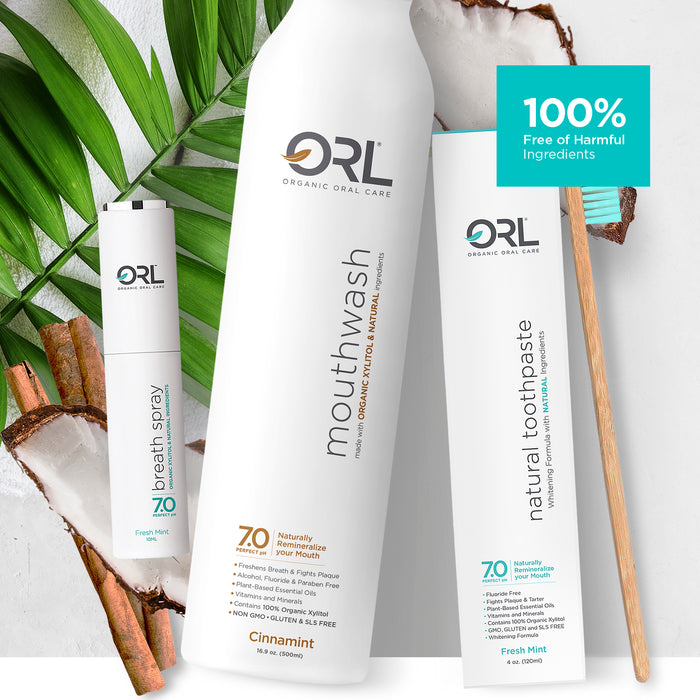 Fluoride Free Toothpaste, Mouthwash, Breath Spray | ORL Oral Care