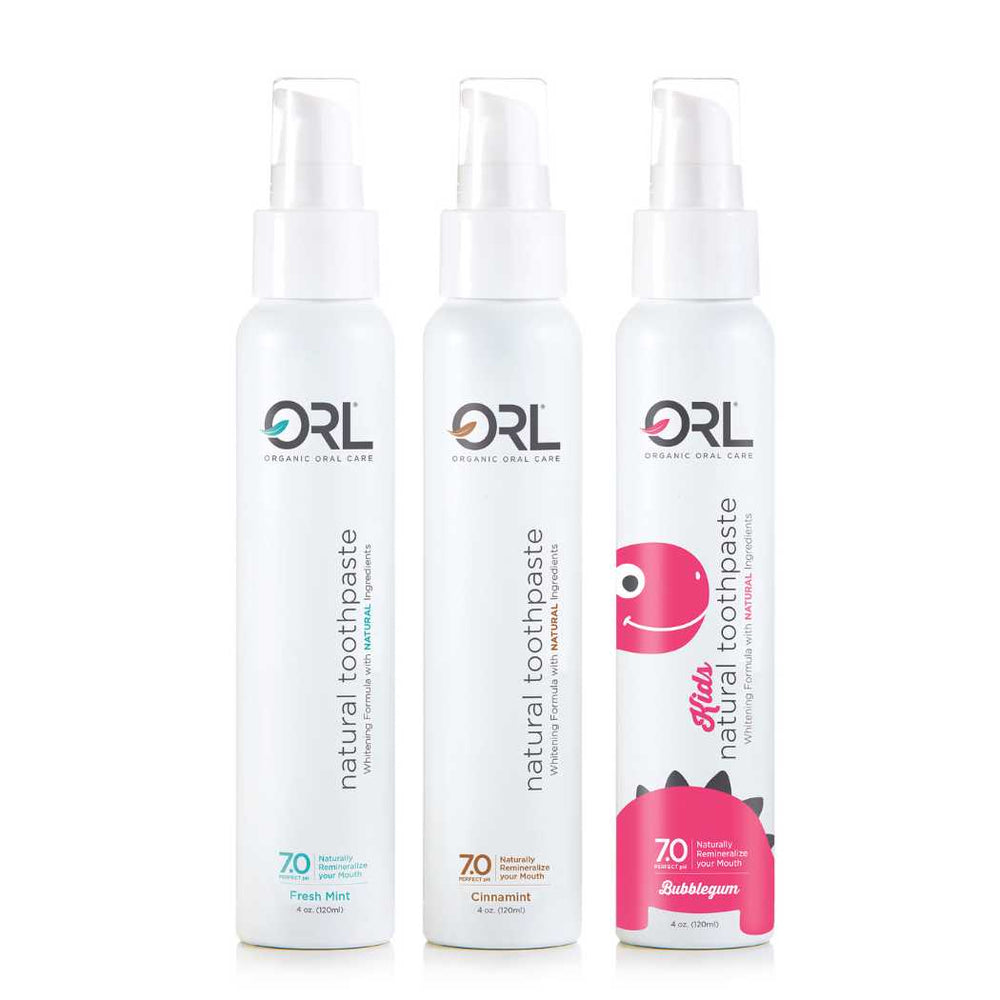 Fluoride Free Toothpaste, Mouthwash & Sprays - Oral Care by ORL
