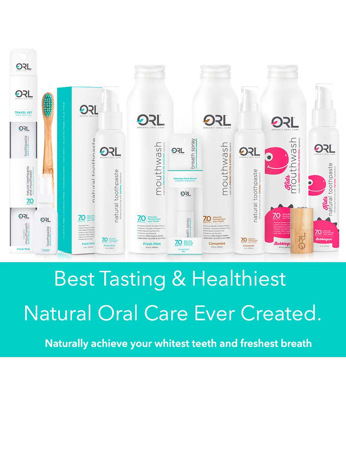 Fluoride Free Toothpaste, Mouthwash, Breath Spray | ORL Oral Care