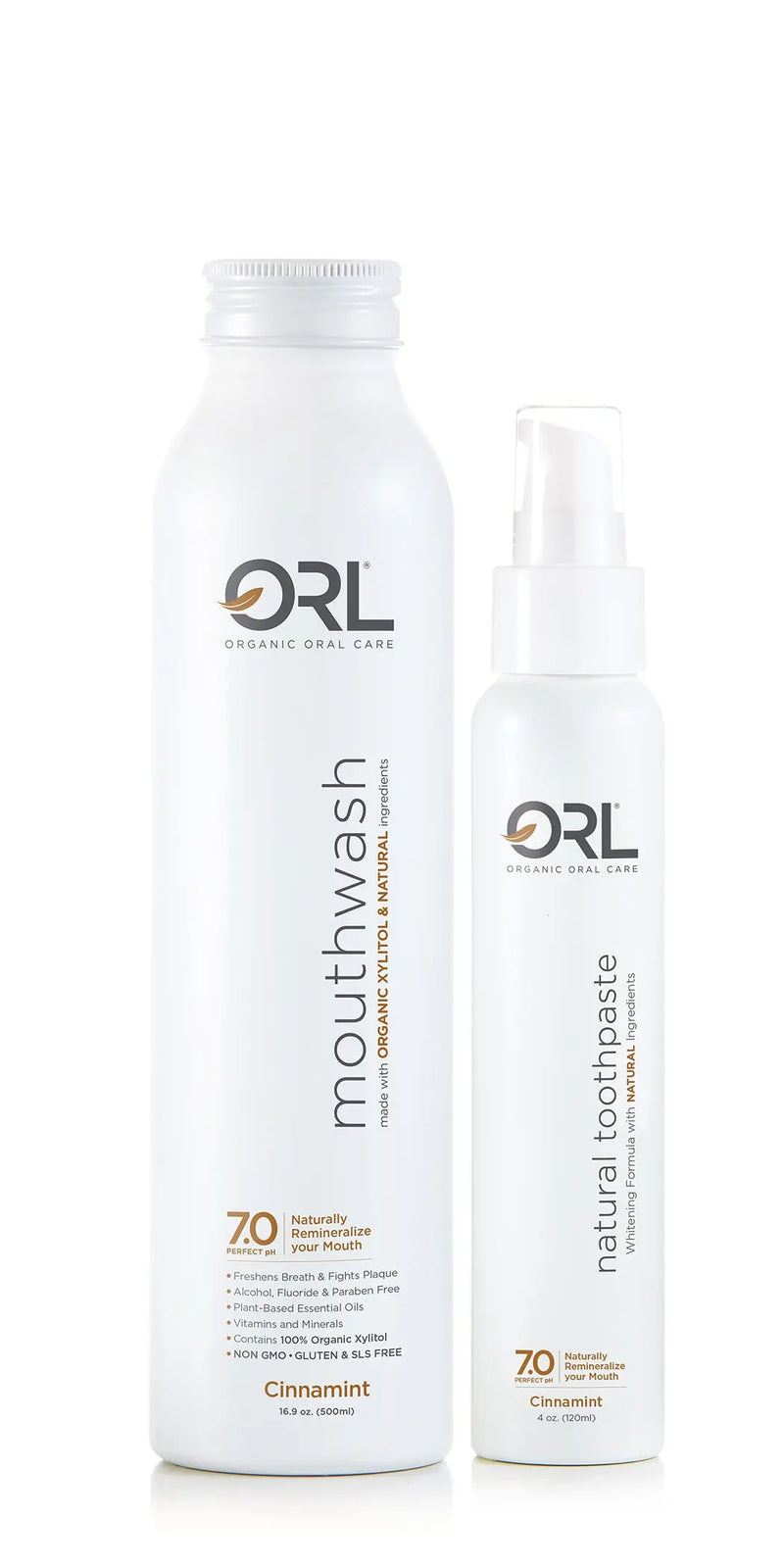 Toothpaste & Mouthwash Bundle | Organic Xylitol | Eco-friendly