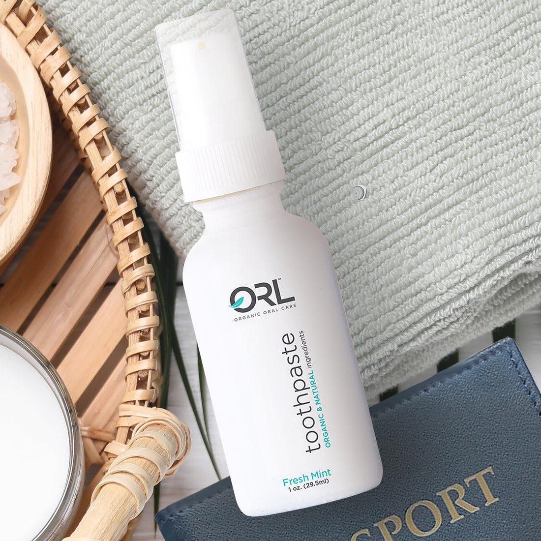 Travel Size Fluoride-Free Toothpaste with Natural Ingredients | ORL